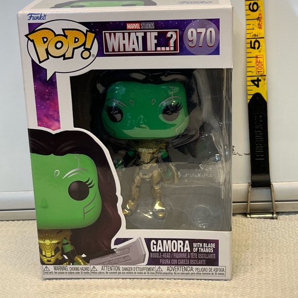 Marvel | Toys | Funko Pop Marvel Gamora Figure With Green And Black ...